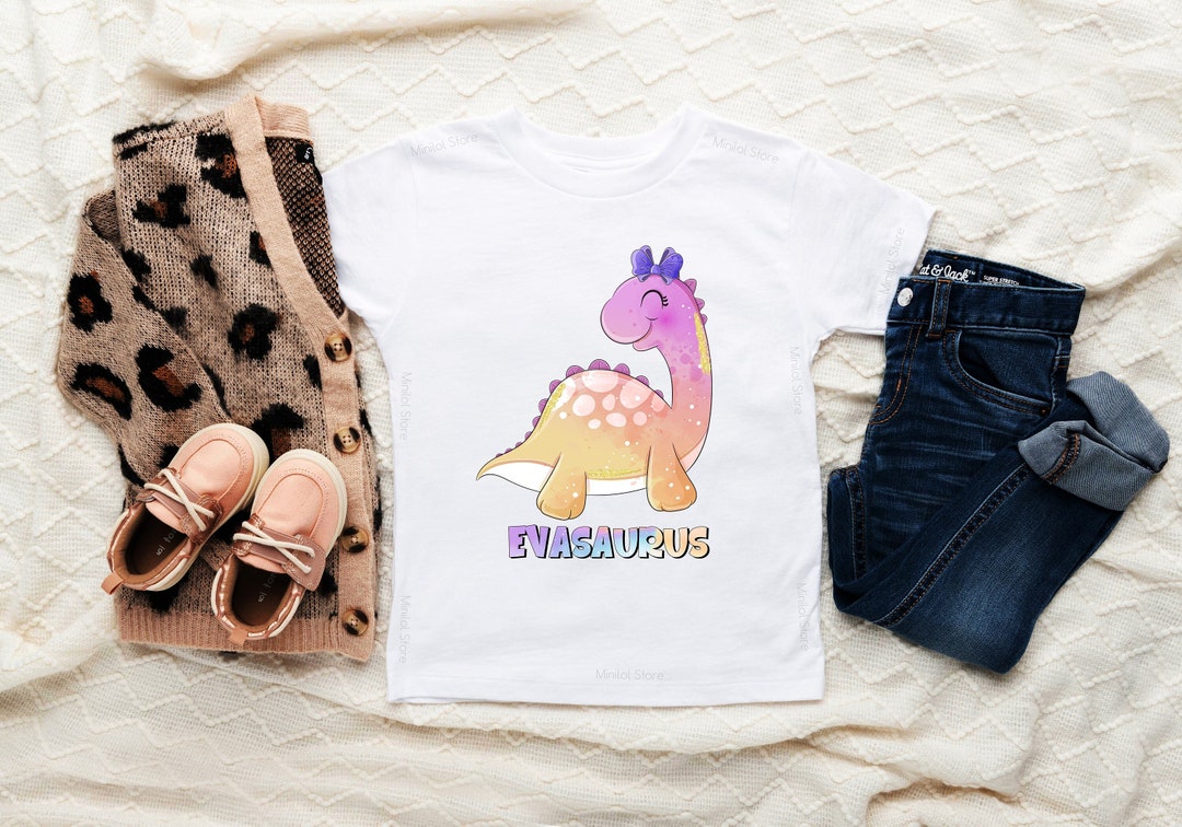 Custom Girl Saurus Shirt, Saurus Name Shirts Kids, Girl Saurus Gifts ...