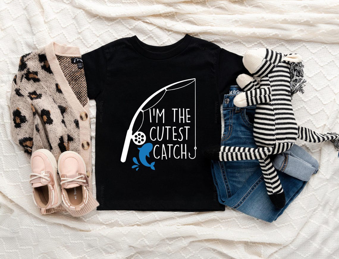 I'm the Cutest Catch Fishing Onesie® Baby Onesie® Baby Boy Onesie® Baby ...