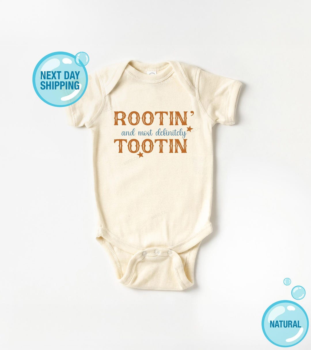 Rootin and Most Definitely Tootin Baby ONESIES® Bodysuit, Cowboy ...