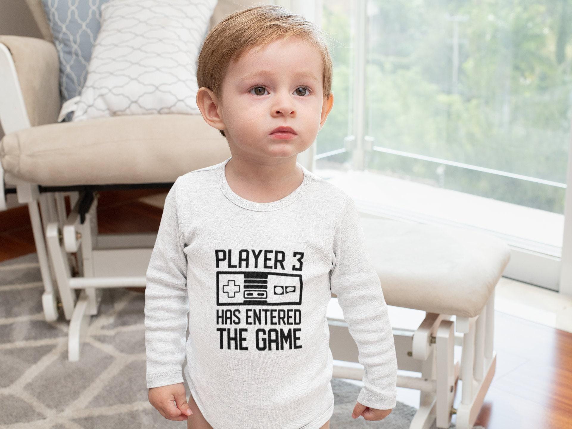 Gamer Baby Clothes Player 3 Has Entered the Game Baby Onesie® Gamer ...