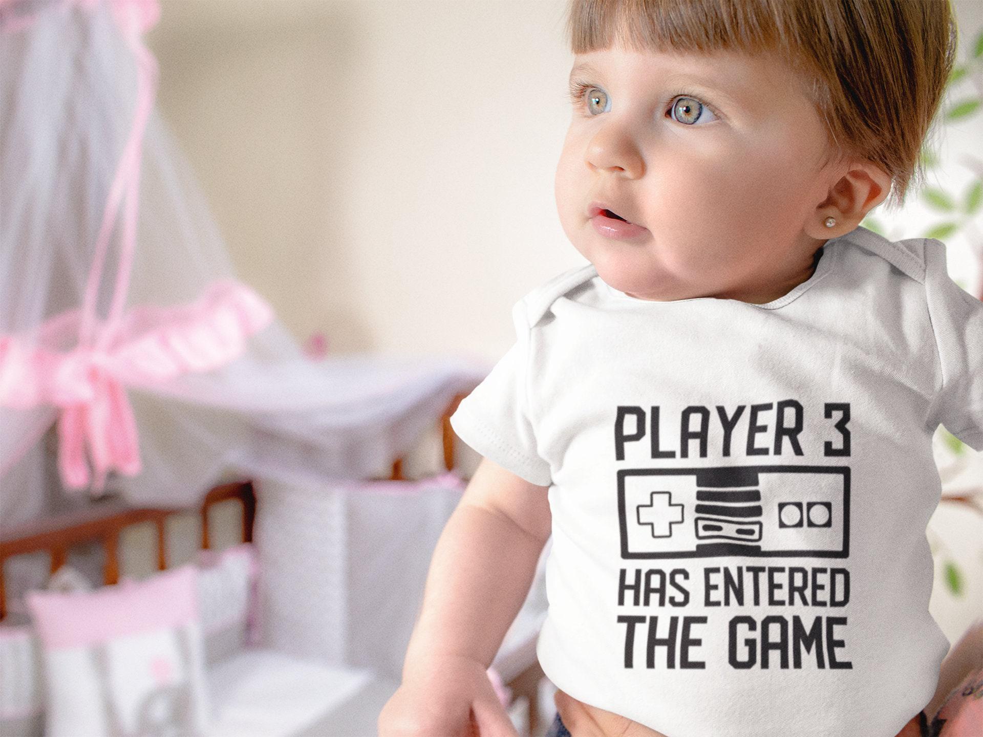Gamer Baby Clothes Player 3 Has Entered the Game Baby Onesie® Gamer ...
