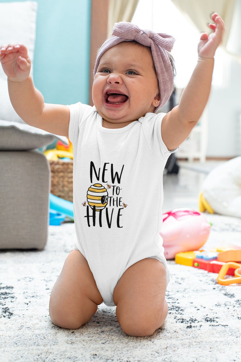 Bee Onesie® New to the Hive Onesie® Cute Bumble Bee Onesie® - Etsy