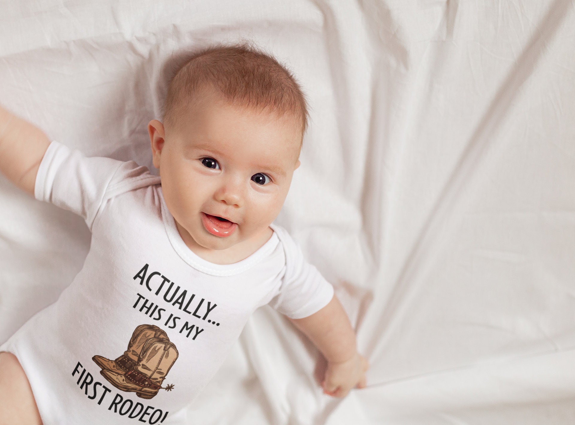 This is My First Rodeo Onesie® Cowboy Baby Onesie® Baby Boy - Etsy