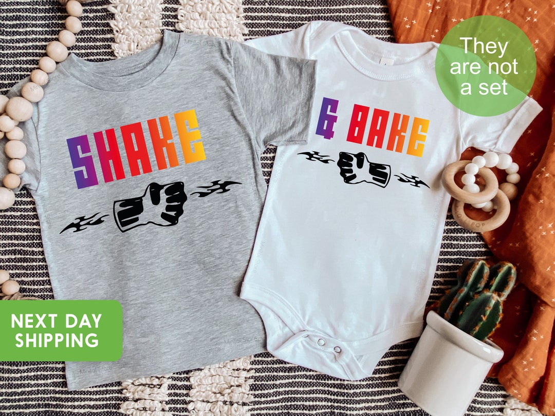 Shake and Bake Kids Shirt, Shake Brother Shirt, Bake Brother Bodysuit ...
