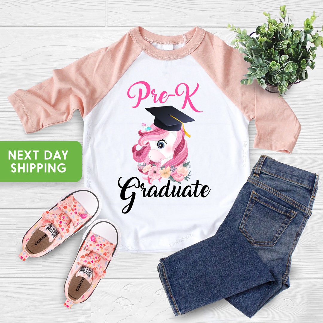 Pre-k Graduation Shirt, Pre K Graduation Shirt, Unicorn Shirt for Kids ...