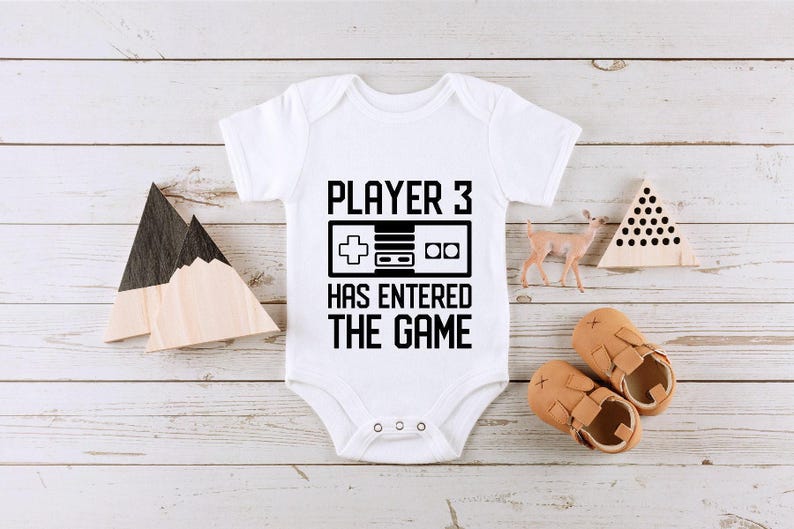 Gamer Baby Clothes Player 3 Has Entered the Game Baby Onesie® Gamer ...
