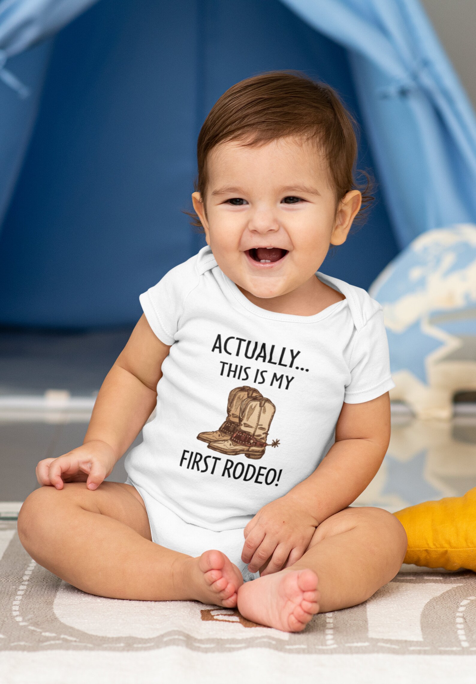 This is My First Rodeo Onesie® Cowboy Baby Onesie® Baby Boy - Etsy
