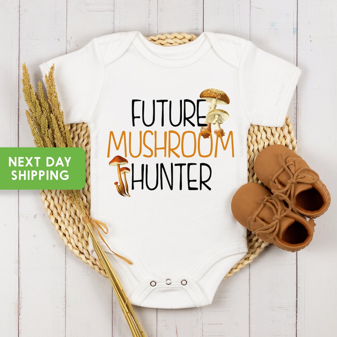 Future Mushroom Hunter Baby Onesie® Mushroom Forager Baby Onesie ...