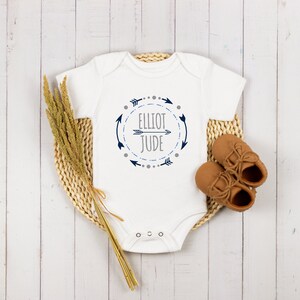 Personalized Baby Boy Clothes, Personalized Baby Boy Onesie®, Baby Boy ...
