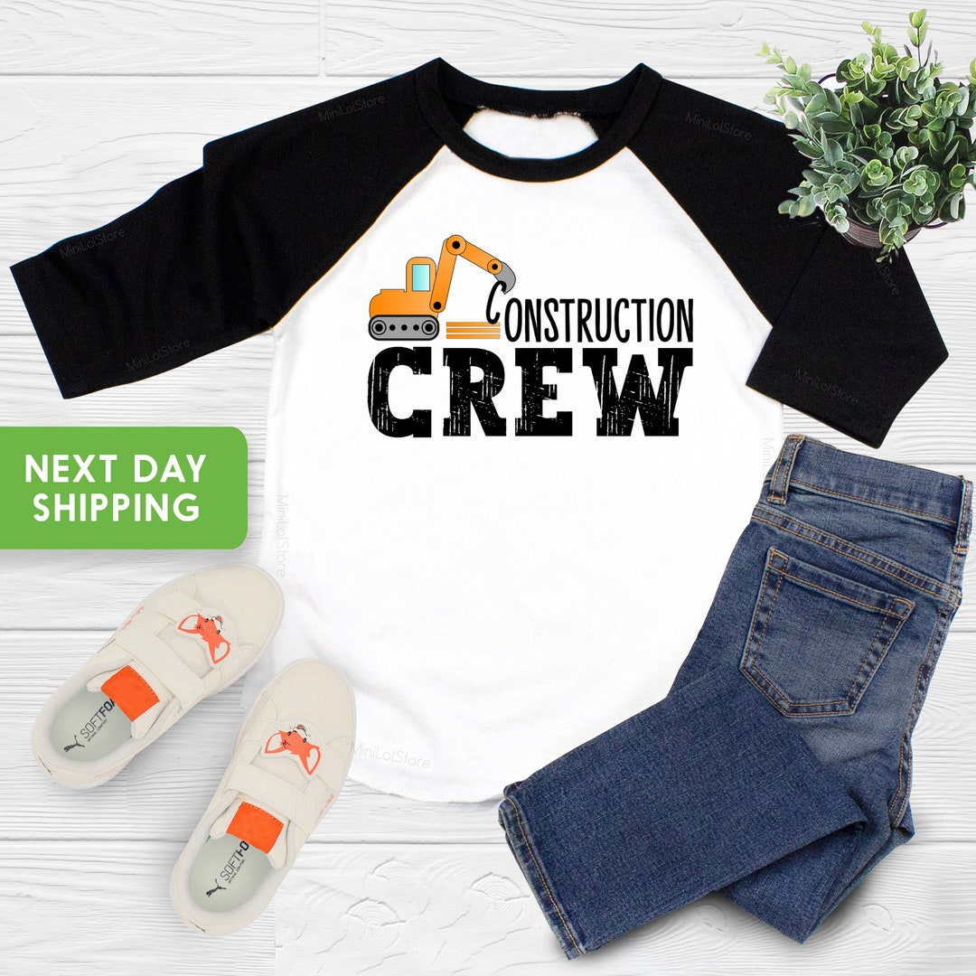 Matching Birthday Shirt Construction Crew Shirt Two and - Etsy