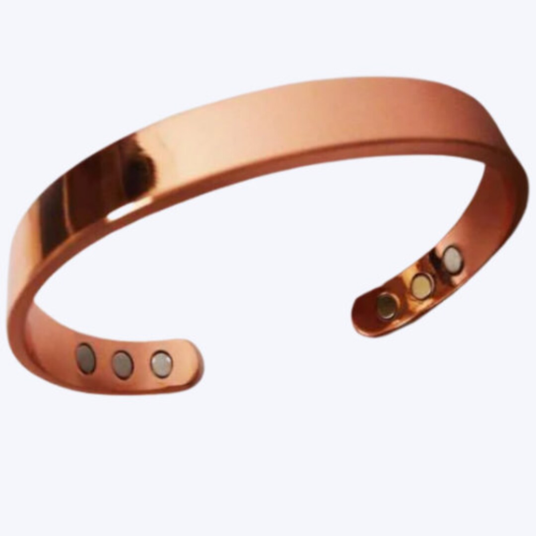 Gauss Therapy 100%pure Copper 6 Magnet Bracelets Adjustable - Etsy UK