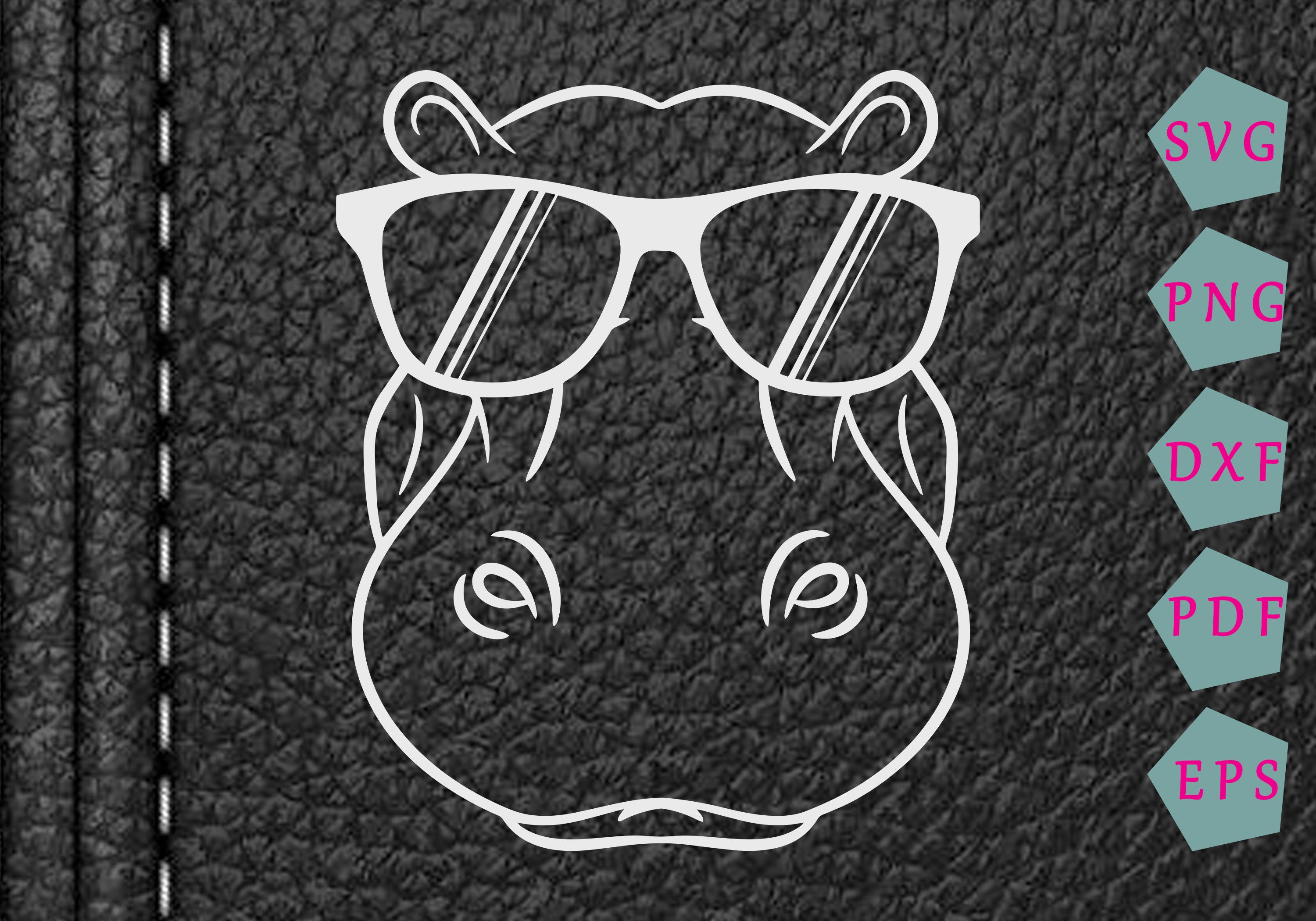 Cool Hippo Design Svg Cute Hippopotamus W Sunglass Svg | Etsy