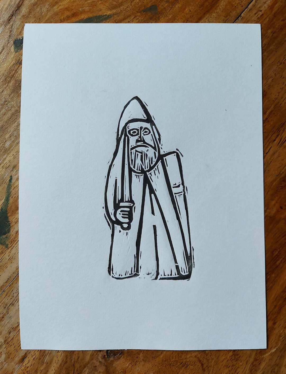 Lewis Chessmen Print - Pawn - Etsy UK