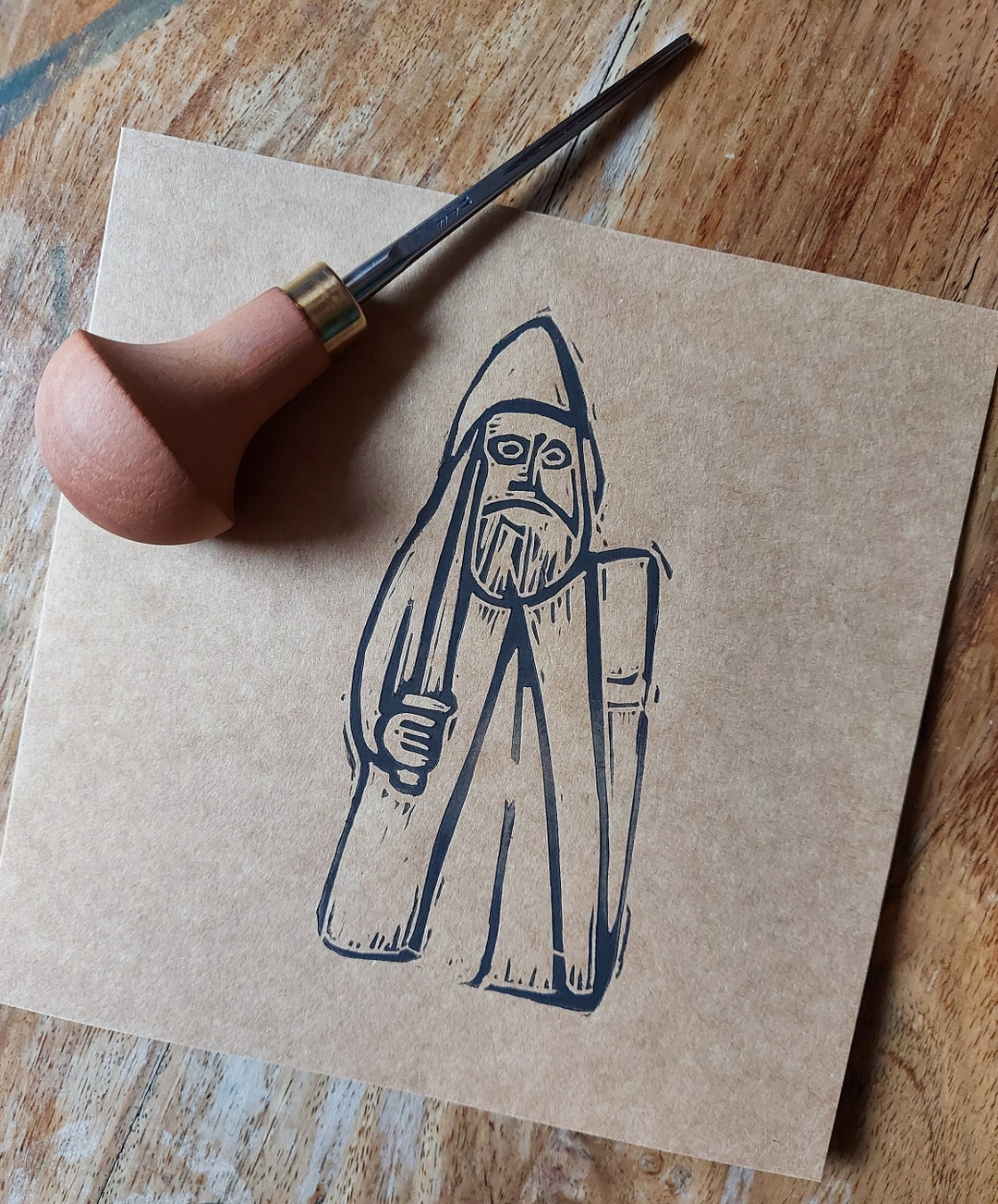 Lewis Chessmen Greetings Card - Pawn - Etsy UK