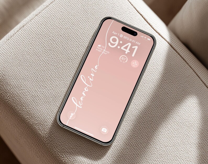 Custom Name Phone Wallpaper, Lock Screen (digital Download) - Etsy