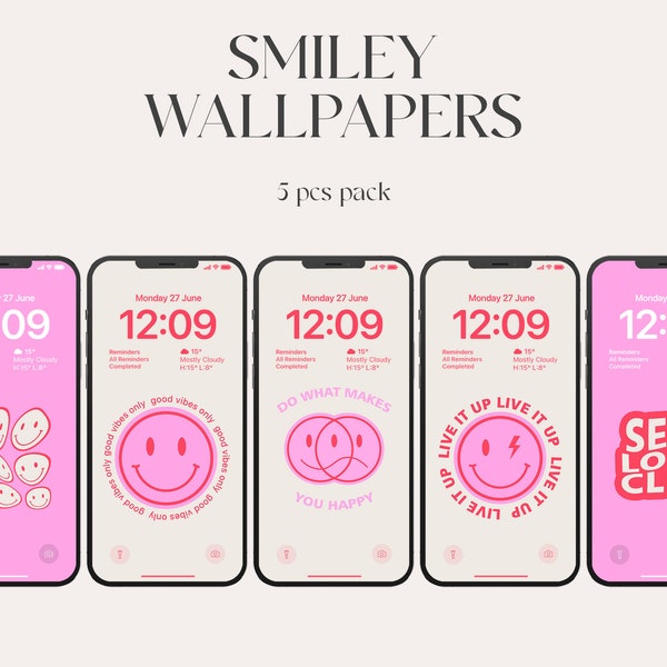 Smiley Face Wallpaper iPhone - Etsy