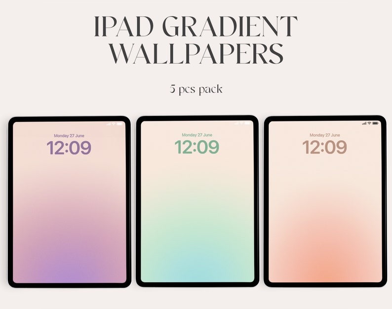 Aesthetic Gradient iPad Wallpaper Background, Aesthetic Wallpaper ...