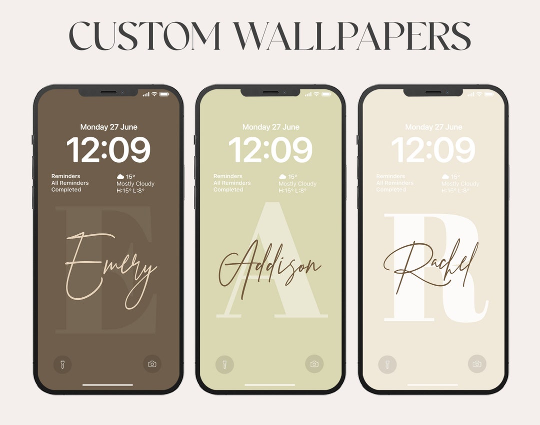 Custom Beige Wallpaper High Resolution Grainy Effect - Etsy