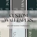 Custom Aesthetic Wallpaper, Personalized Name, Ios, Android (digital ...