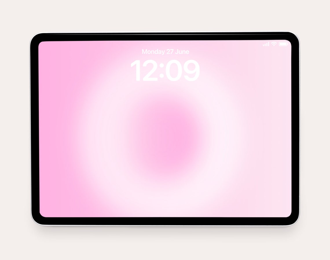 Aura Ipad Wallpaper Background Aesthetic Gradient Wallpaper - Etsy