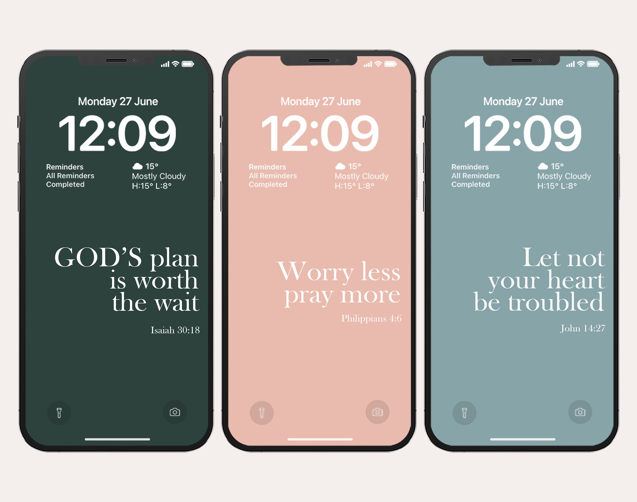 Bible Verse Wallpaper High Resolution Ios 16 Christian - Etsy Canada