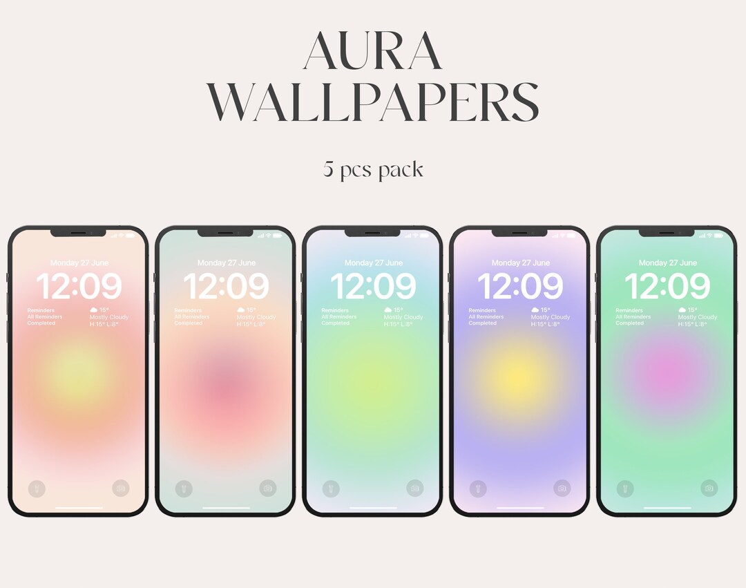 Aura iPhone Wallpapers, Gradient Wallpapers, Ios 16, Aesthetic ...