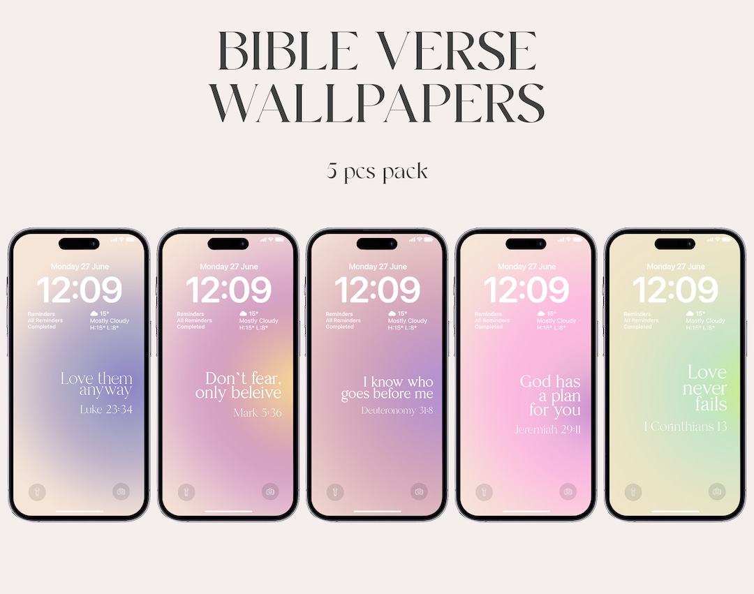 Bible Verse Wallpaper, High Resolution, Ios 16 , Christian Wallpaper ...