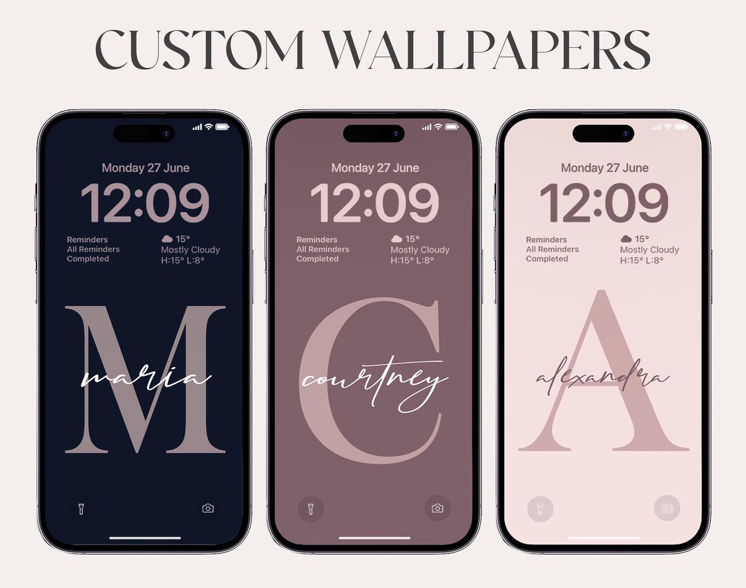 Aesthetic Purple iPhone Wallpaper, High Resolution, Ios, Custom Name ...