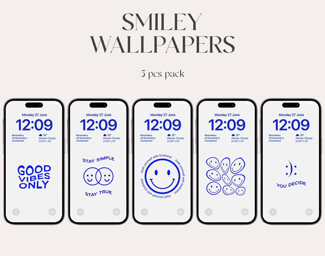 Smiley Wallpapers, Smile Face, Ios 17, Aesthetic Wallpaper, iPhone 14 ...