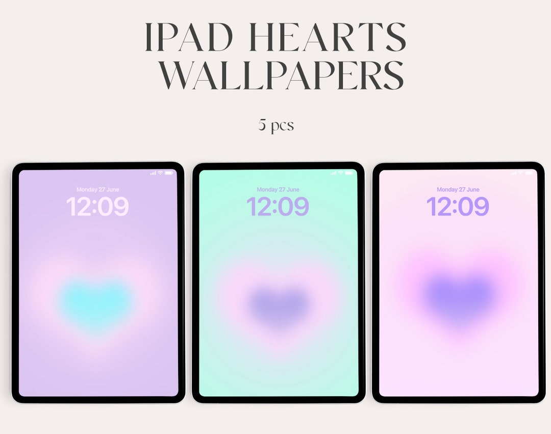 Aura iPad Wallpaper Background, Aesthetic Gradient Wallpaper, Instant ...