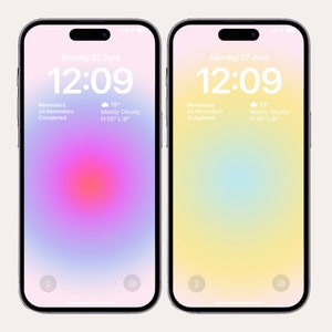 Aura Gradient iPhone Wallpaper, Phone Backgrounds (digital Download) - Etsy