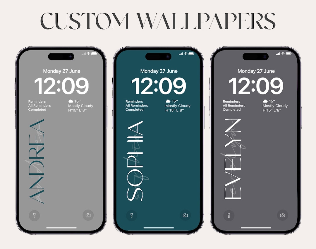 Custom Ios16 Wallpaper, High Resolution, Ios, Aesthetic Wallpaper ...