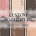 Custom Name Phone Wallpaper, Fall Vibes (digital Download - Etsy