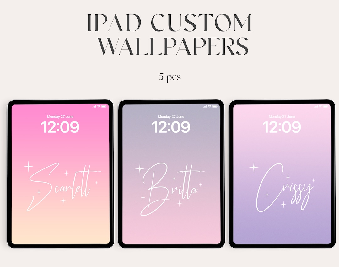 Custom iPad Wallpaper, High Resolution, Aesthetic Wallpaper, Digital ...