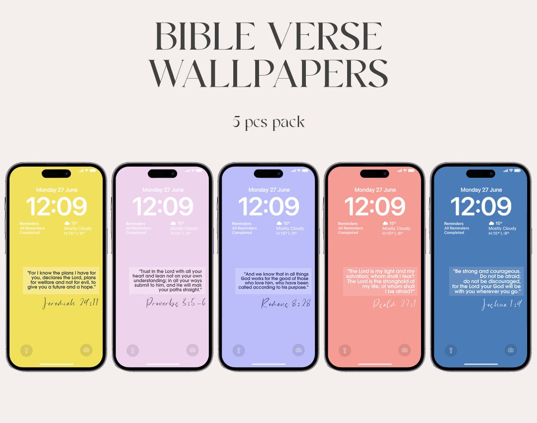 Bible Verse Wallpaper, High Resolution, Ios 16 , Christian Wallpaper ...