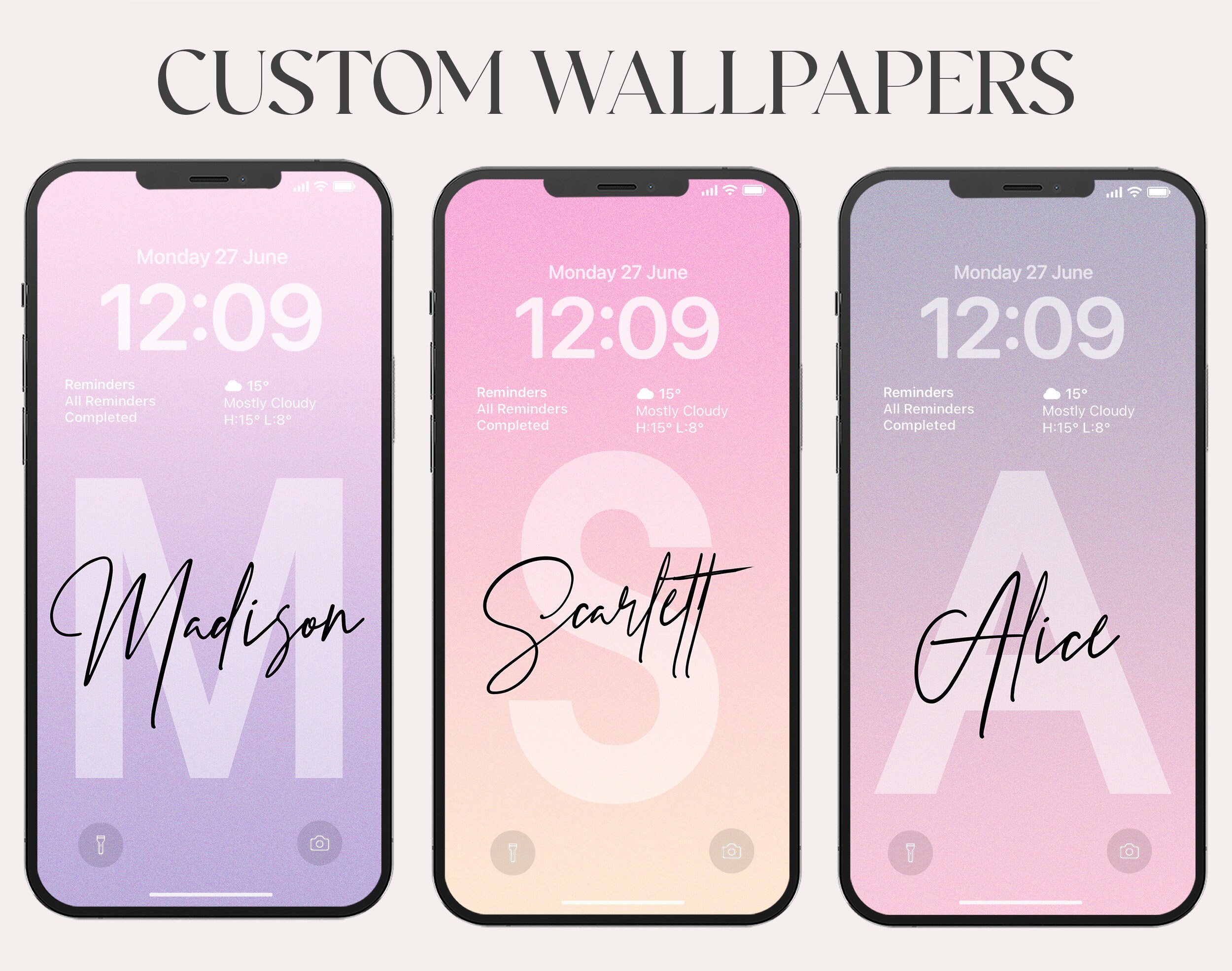 Girly Wallpapers For Iphone Lock Screen