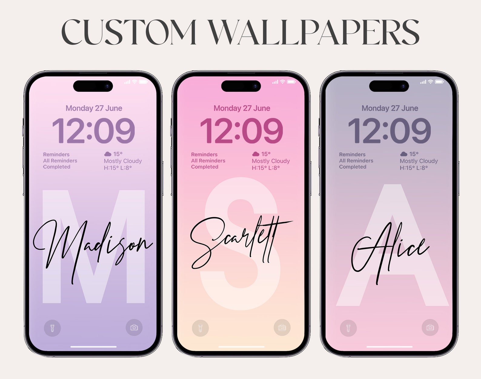 Wallpaper Iphone, High Resolution, Instant Download, Girly Wallpapers ...