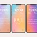 Holographic iPhone Wallpapers Gradient Wallpapers Ios 16 - Etsy