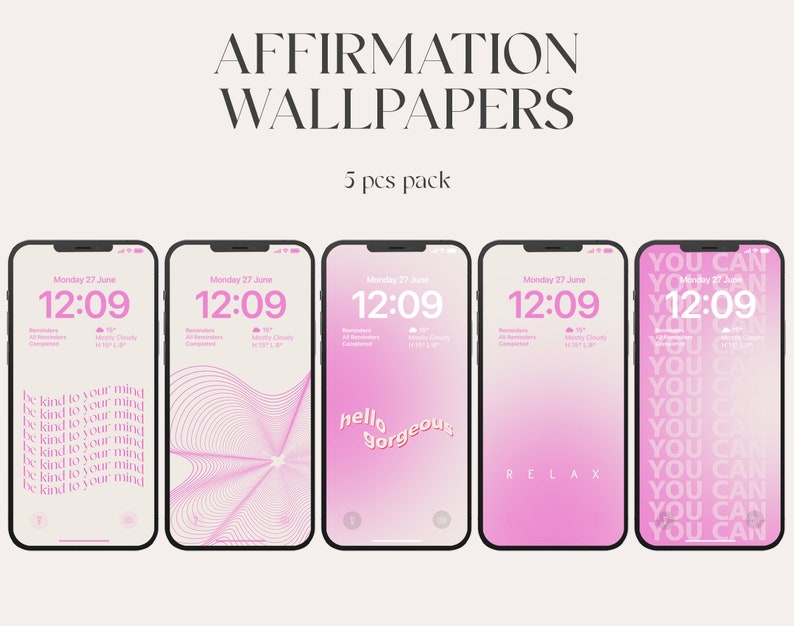 Motivation Wallpaper High Resolution Ios Aesthetic - Etsy