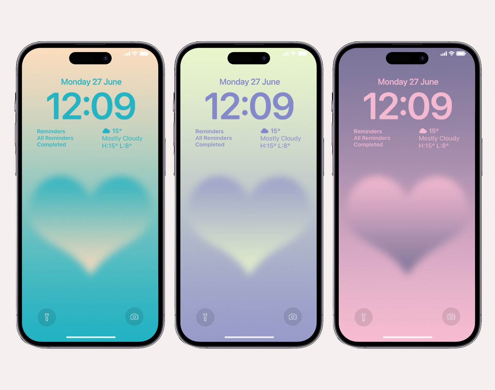 Wallpaper Bundle, Aura iPhone Wallpapers, Aesthetic Gradient Wallpapers ...