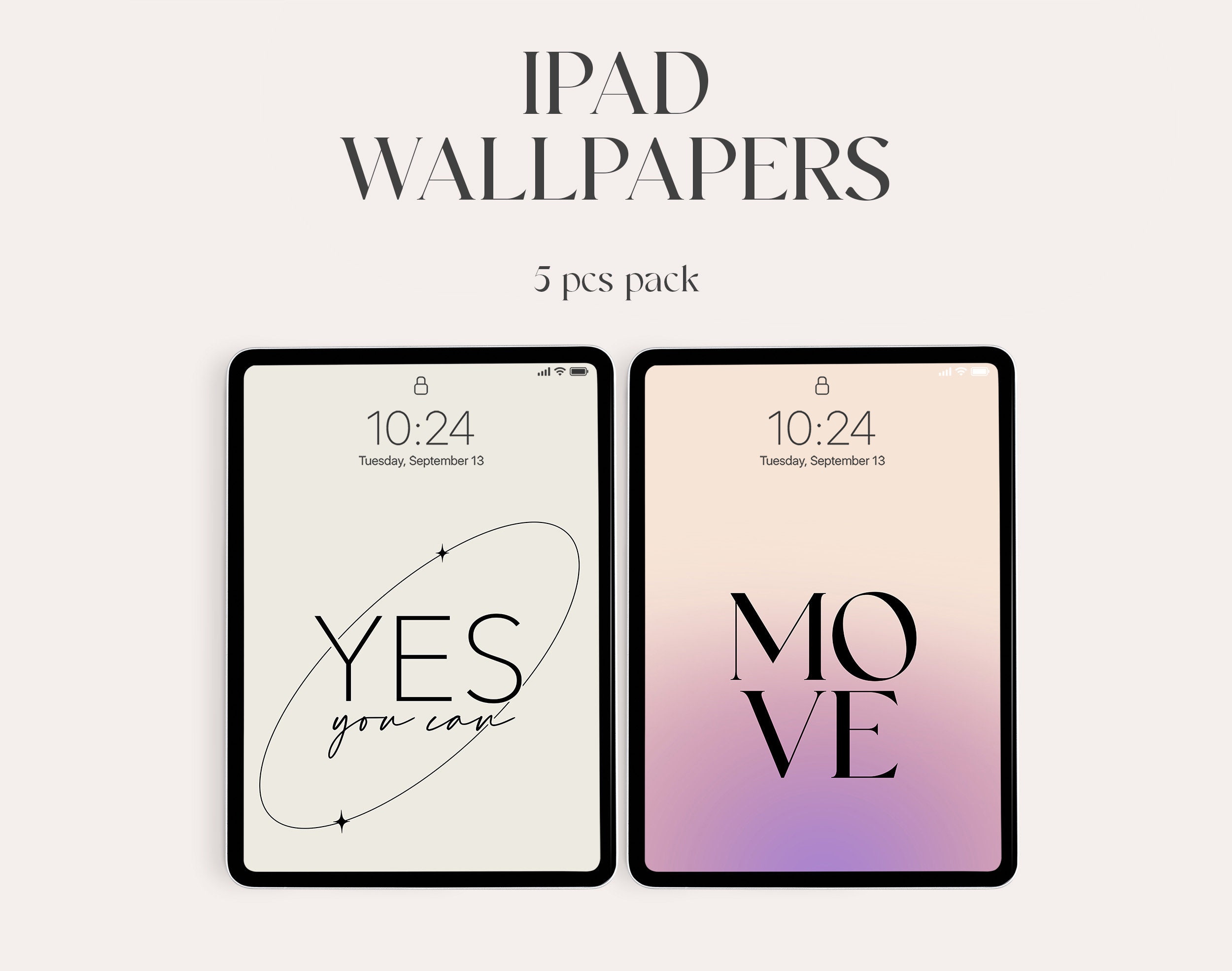 IPad Wallpaper Set, Abstract Tablet Backgrounds (instant Download) - Etsy