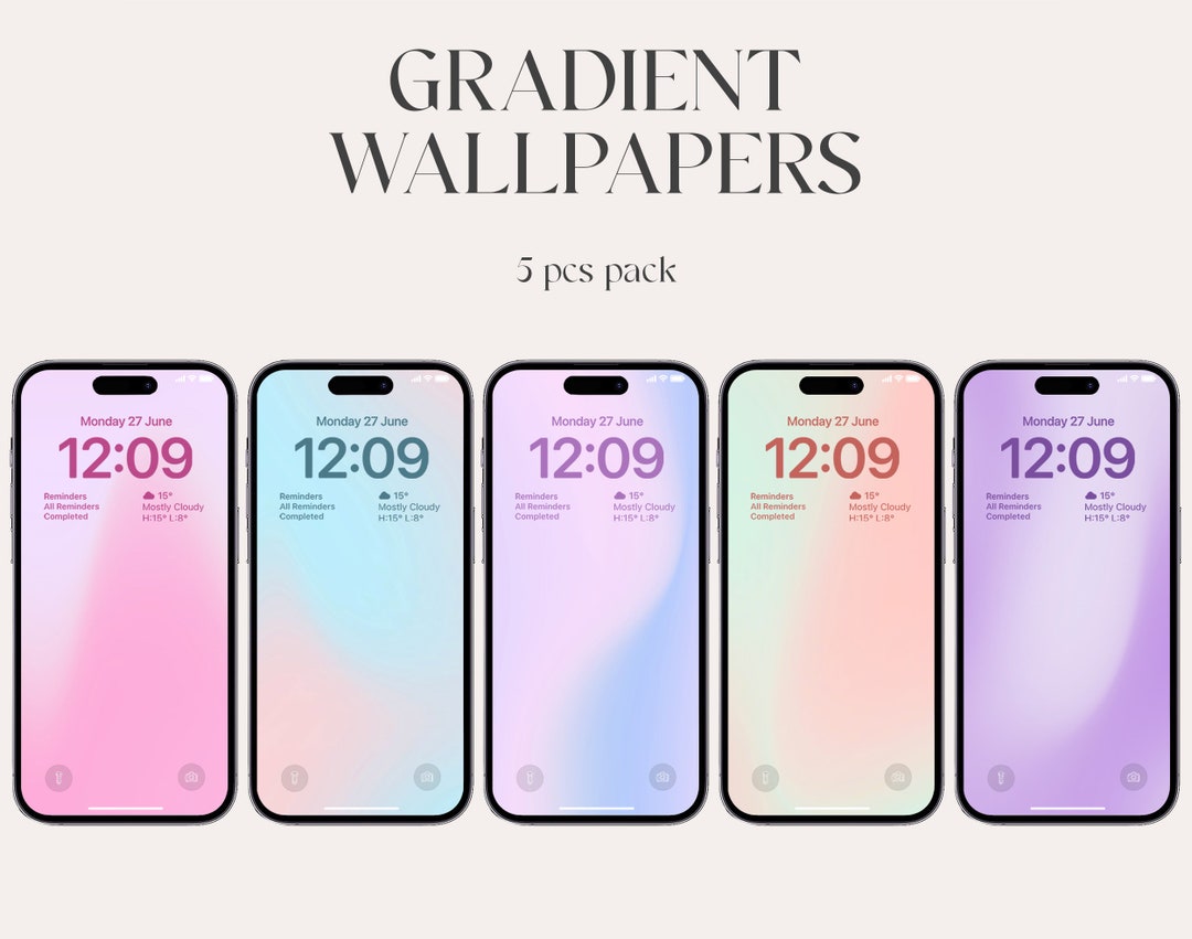 Pale Gradient Wallpaper, High Resolution, Ios 16 , Aura Wallpaper ...