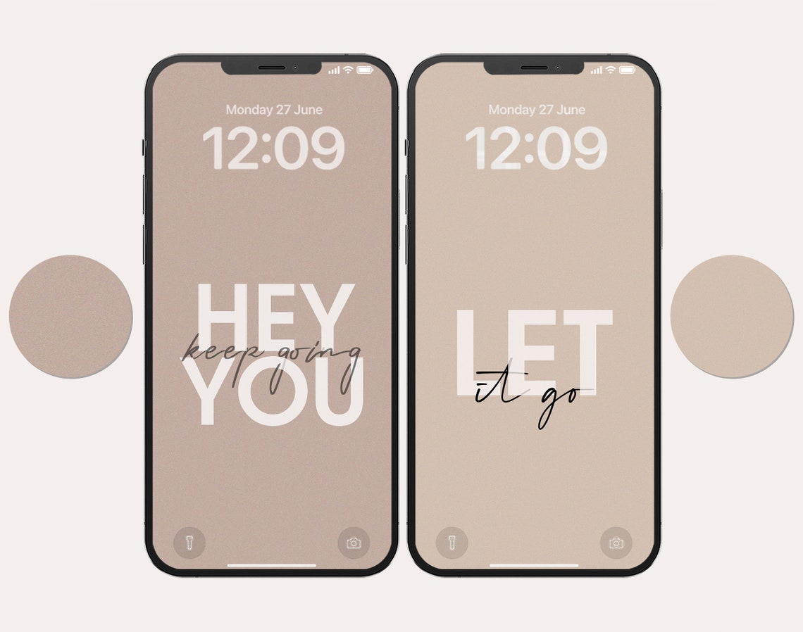 Minimal Iphone Wallpapers Beige Wallpapers Ios 16 Aesthetic - Etsy