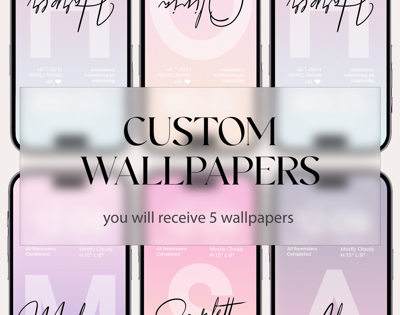 Wallpaper Iphone, High Resolution, Instant Download, Girly Wallpapers ...