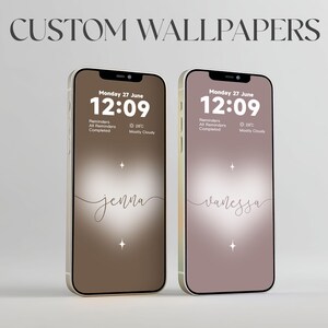 Custom Name iPhone Wallpaper, Heart Ios, High Resolution (digital ...