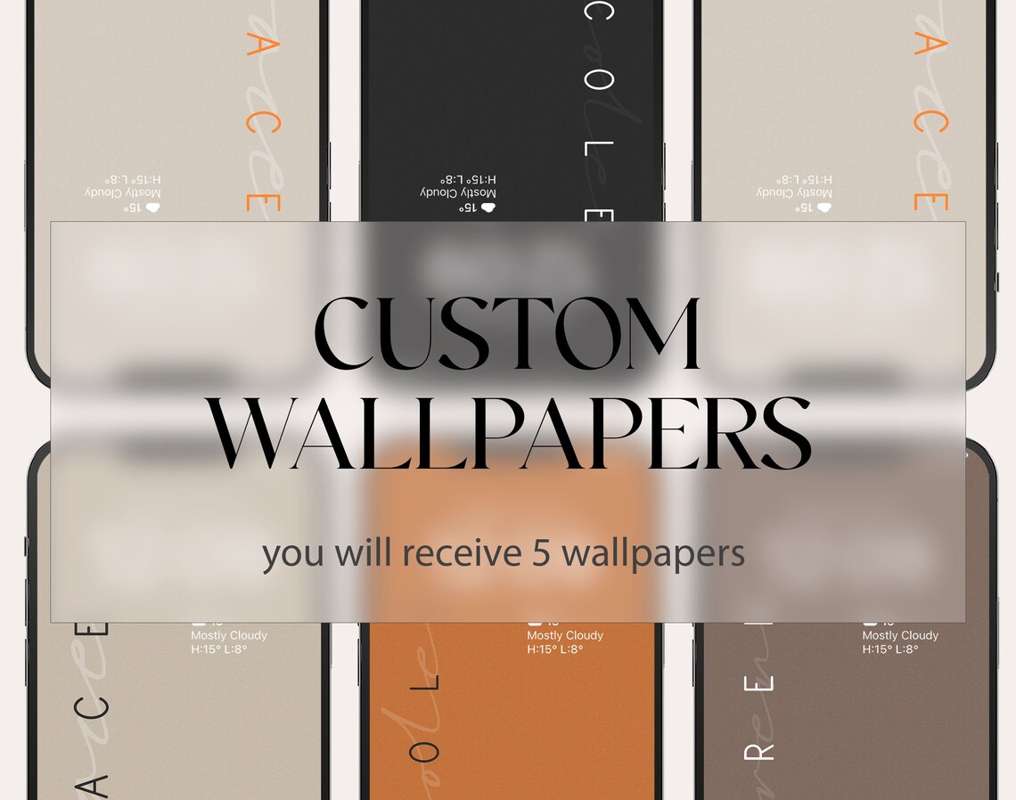 Custom Wallpaper High Resolution Fall Vibes Aesthetic - Etsy