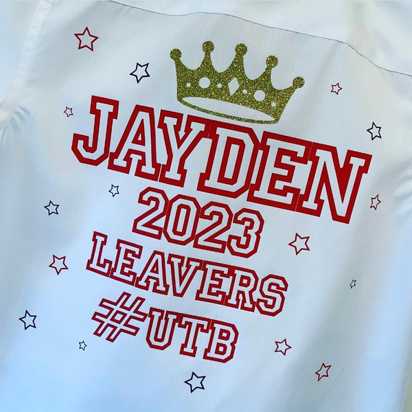 School Leavers Shirt - Etsy UK