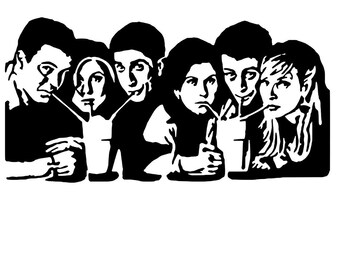 Car Decal Friends - Etsy