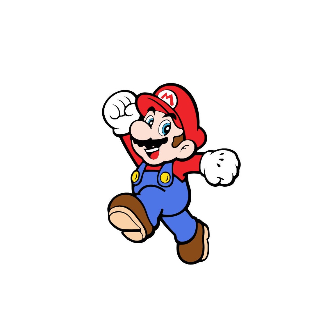 Super Mario Bros Vinyl Decal for Window, Car, Mirror, Bumper, Laptop ...