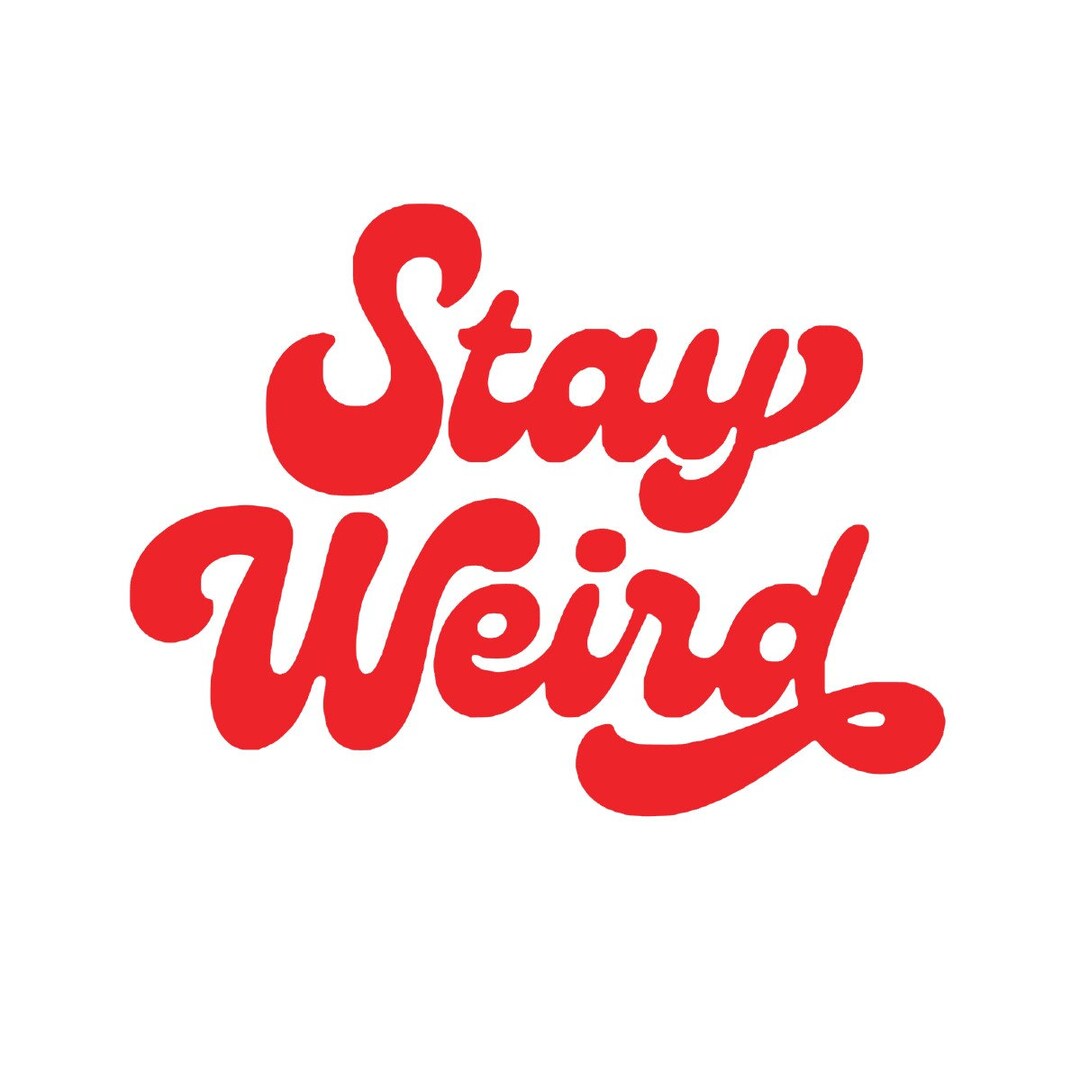 FREE SHIPPING Stay Weird, Vinyl Decal for Window, Car, Mirror, Bumper ...